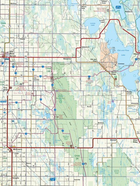 MBMB34 McCreary - Manitoba Backroad Mapbook Topo Map by Backroad ...