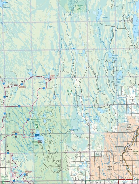 MBMB46 Peguis - Manitoba Backroad Mapbook Topo Map by Backroad Mapbooks ...