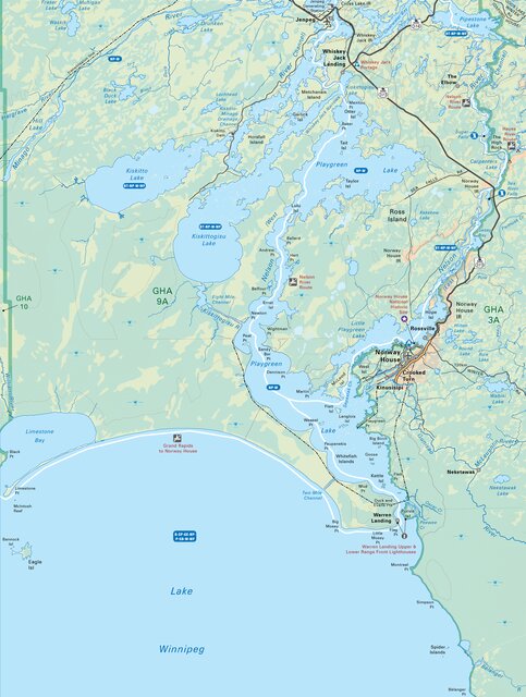 MBMB68 Norway House - Manitoba Backroad Mapbook Topo Map by Backroad ...