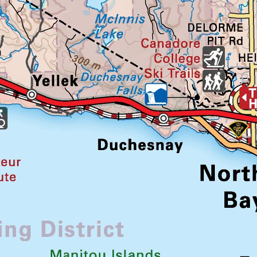 NEON13 North Bay - Northeastern Ontario Topo Map by Backroad Mapbooks ...