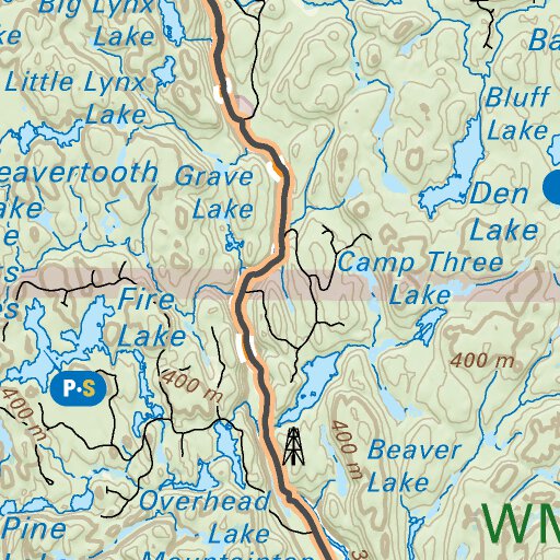 NEON21 Capreol – 6th ed Northeastern Ontario Topo Map by Backroad ...