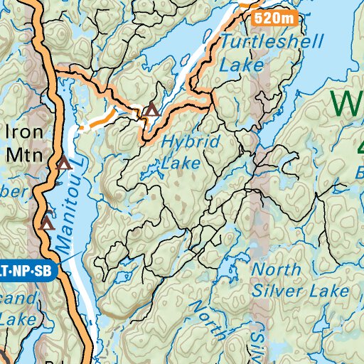 NEON22 Lake Temagami – 6th ed Northeastern Ontario Topo Map by Backroad ...