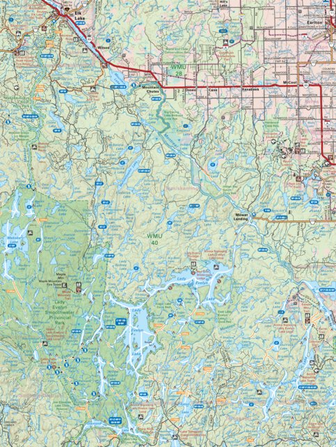 NEON32 Elk Lake - 6th ed Northeastern Ontario Topo Map by Backroad ...