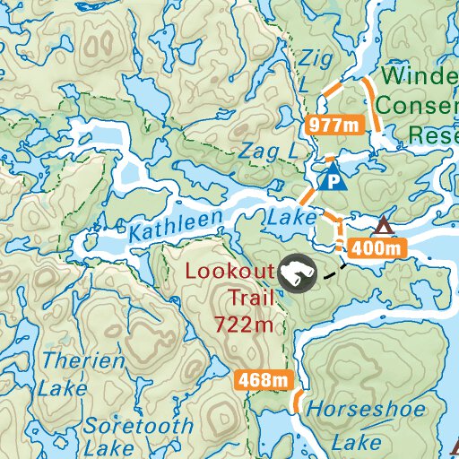 NEON37 Windermere Lake - 6th ed Northeastern Ontario Topo Map by ...