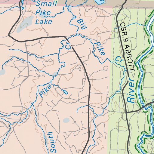 NEON62 Brunswick Lake - 6th ed Northeastern Ontario Topo Map by ...