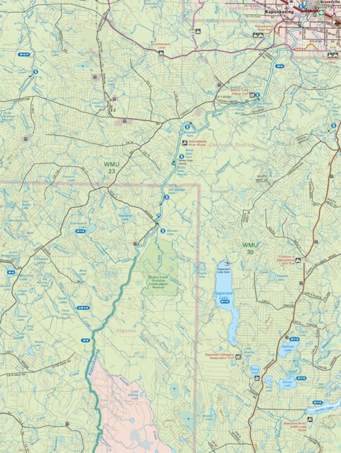 NEON63 Kapuskasing River - 6th ed Northeastern Ontario Topo Map by ...