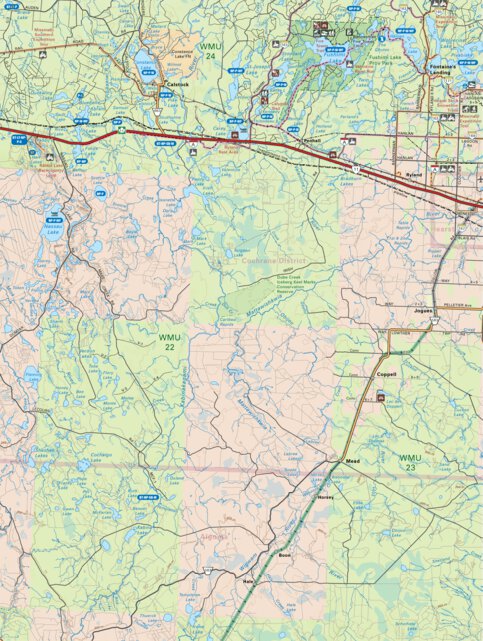 NEON73 Fushimi Lake - 6th ed Northeastern Ontario Topo Map by Backroad ...