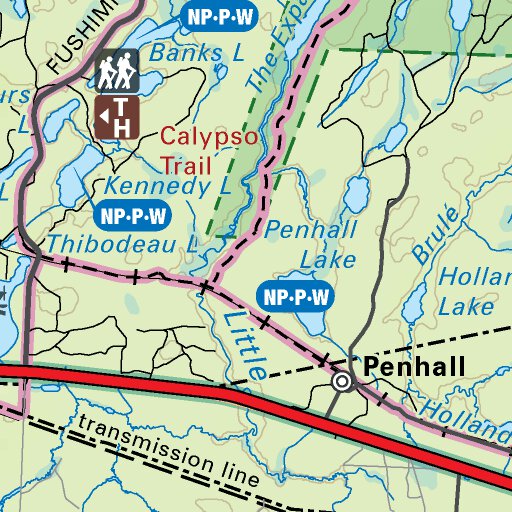NEON73 Fushimi Lake - 6th ed Northeastern Ontario Topo Map by Backroad ...