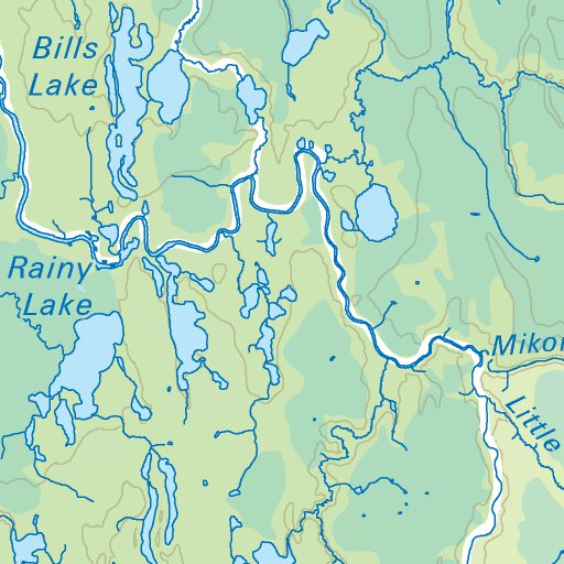 NEON90 Natogami Lake - 6th ed Northeastern Ontario Topo Map by Backroad ...