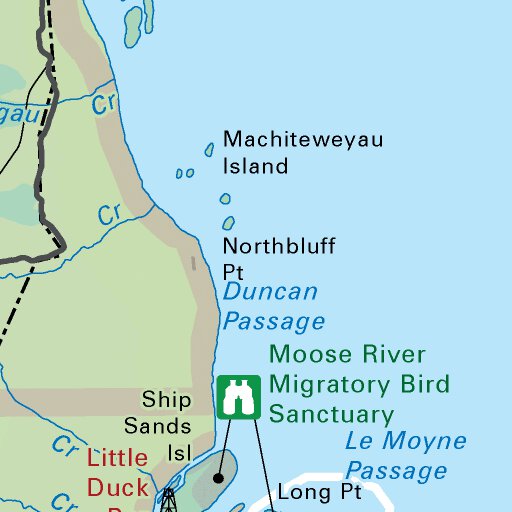 NEON95 Moosonee Moose Factory - 6th ed Northeastern Ontario Topo Map by ...