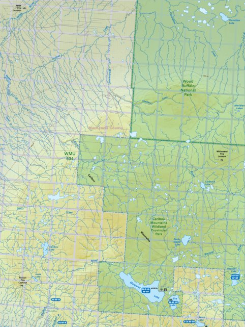 NOAB94 Margaret Lake - Northern Alberta Topo Map by Backroad Mapbooks ...