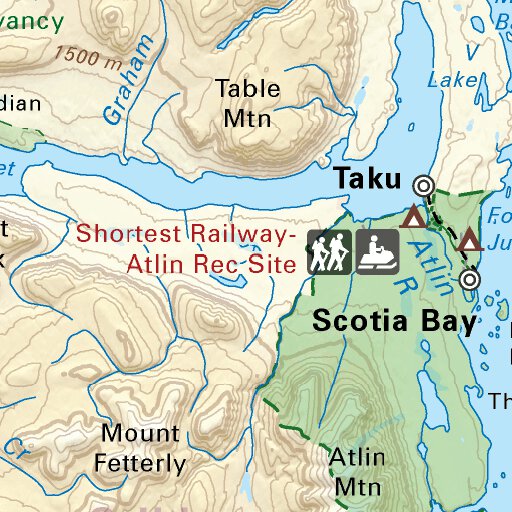 NOBC105 Atlin - Northern BC Map by Backroad Mapbooks | Avenza Maps