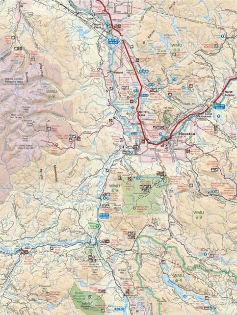 NOBC21 Houston - Northern BC Map by Backroad Mapbooks | Avenza Maps