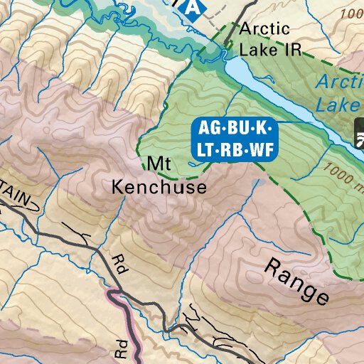 NOBC28 Arctic Pacific Lakes Prov Park - Northern BC Map by Backroad ...