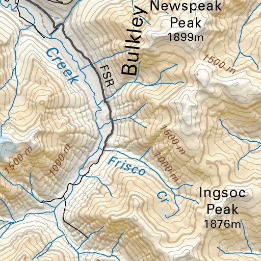 NOBC34 Kitwanga - Northern BC Map by Backroad Mapbooks | Avenza Maps