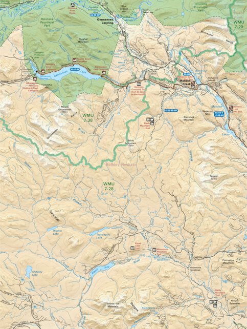 NOBC53 Germansen Landing - Northern BC Map by Backroad Mapbooks ...
