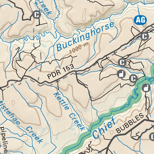 NOBC93 Pink Mountain - Northern BC Map by Backroad Mapbooks | Avenza Maps