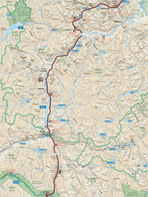 NOBC97 Dease Lake - Northern BC Map by Backroad Mapbooks | Avenza Maps