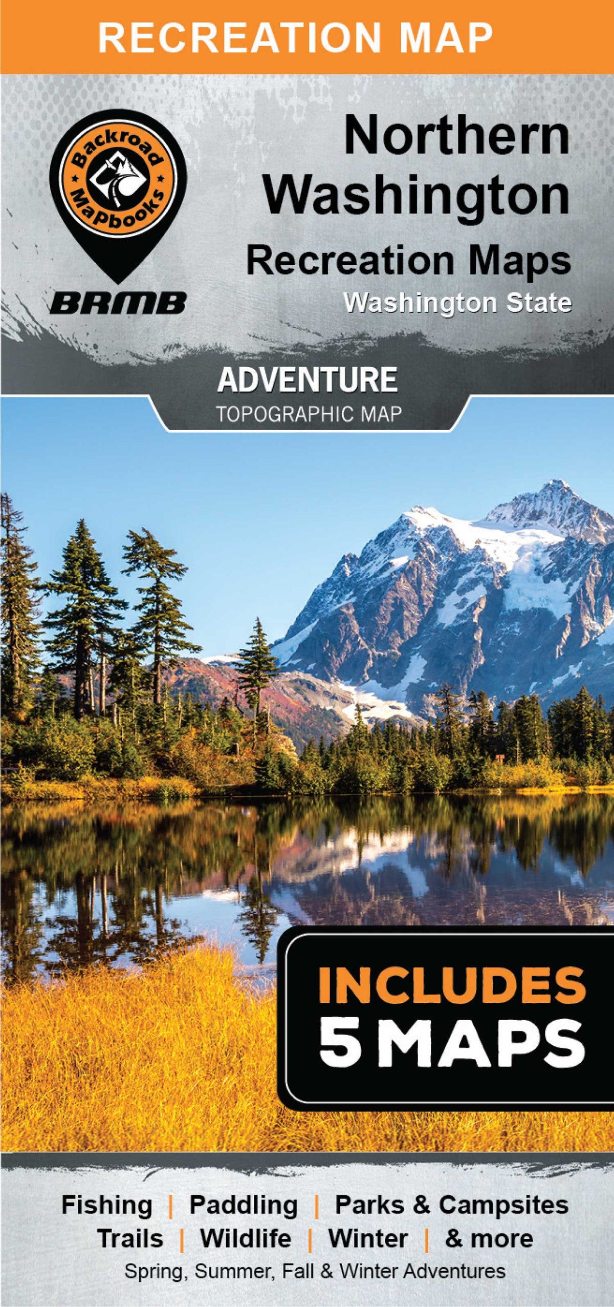 Northern Washington Recreation Map Bundle by Backroad Mapbooks | Avenza ...
