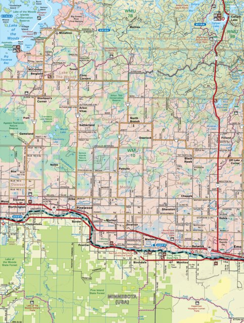 NWON08 Barwick - Northwestern Ontario Topo Map by Backroad Mapbooks ...