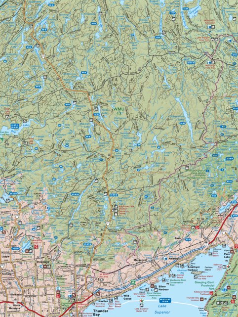 NWON16 Loon - Northwestern Ontario Topo Map by Backroad Mapbooks ...