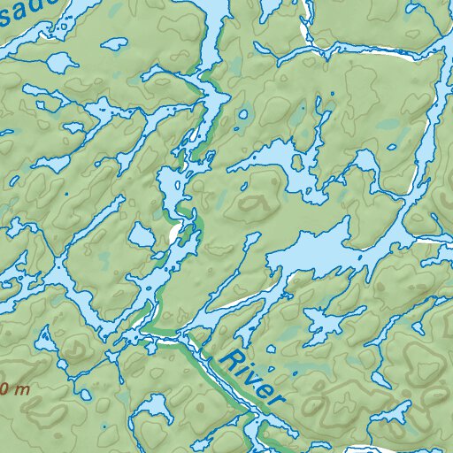 NWON68 Whitewater Lake - Northwestern Ontario Topo Map by Backroad ...