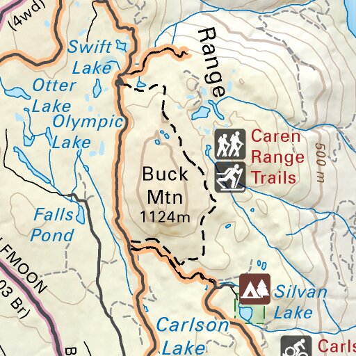 VCBC09 Sechelt - Vancouver Coast & Mountains BC Topo Map by Backroad ...
