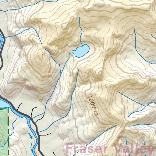 VCBC13 Stave Lake - Vancouver Coast & Mountains BC Topo Map by Backroad ...