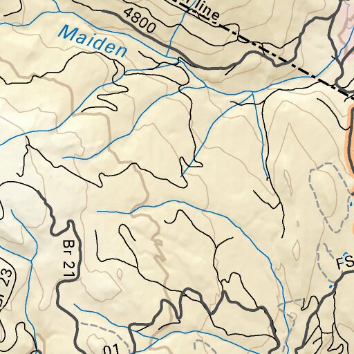 VCBC54 Cache Creek - Vancouver Coast & Mountains BC Topo Map by ...