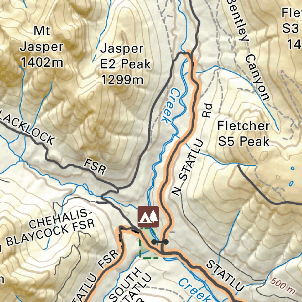 WMU 2-19 Lower Mainland Region BC Hunting Topo Map by Backroad Mapbooks ...