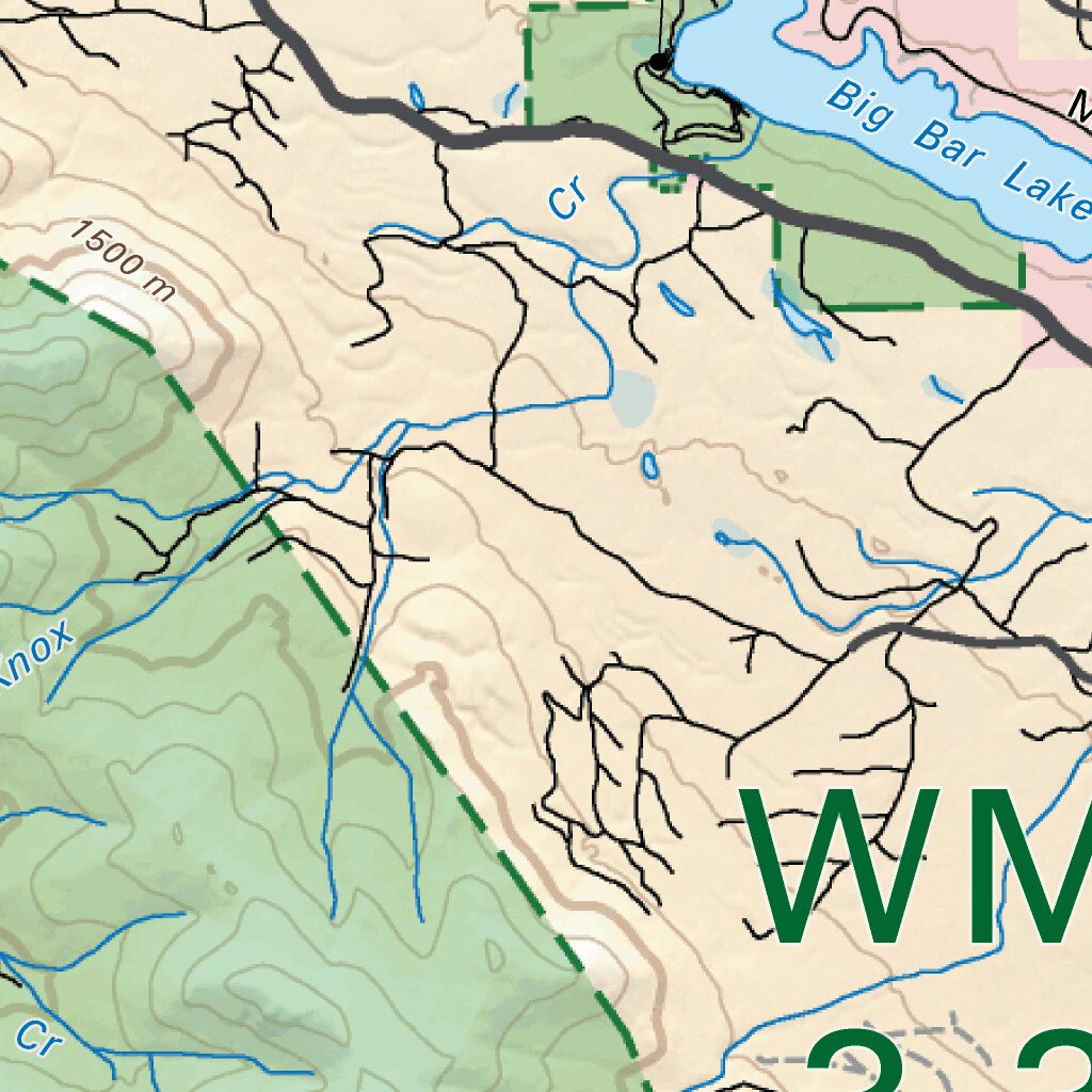 WMU 3-31 Thompson Region BC Hunting Topo Map by Backroad Mapbooks ...