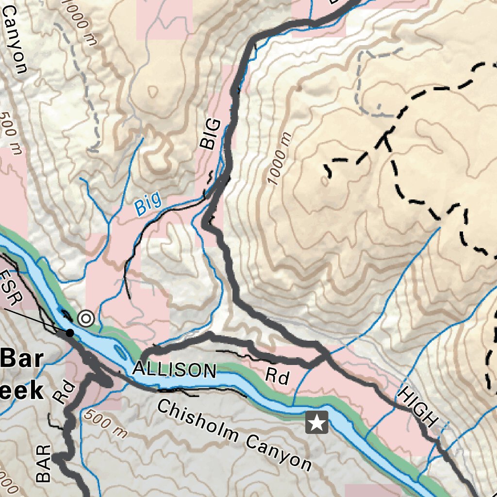 WMU 3-31 Thompson Region BC Hunting Topo Map by Backroad Mapbooks ...