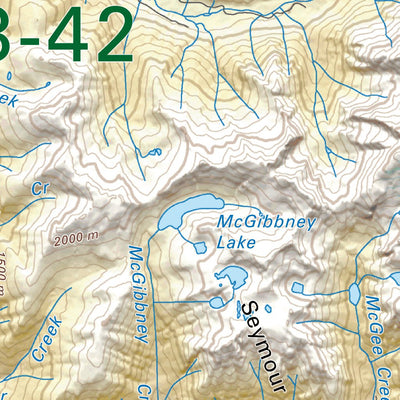 WMU 3-42 Thompson Region BC Hunting Topo Map by Backroad Mapbooks ...