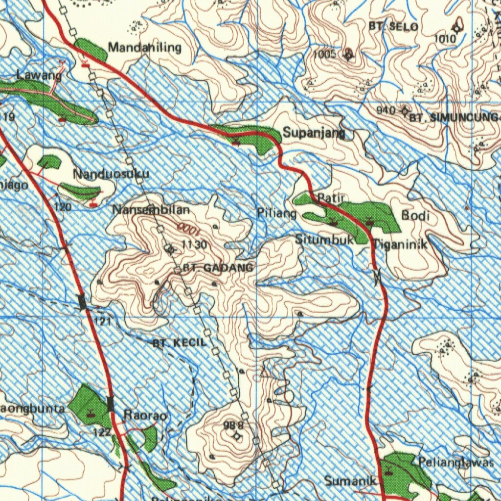Batusangkar (0815-41) Map by Badan Informasi Geospasial | Avenza Maps