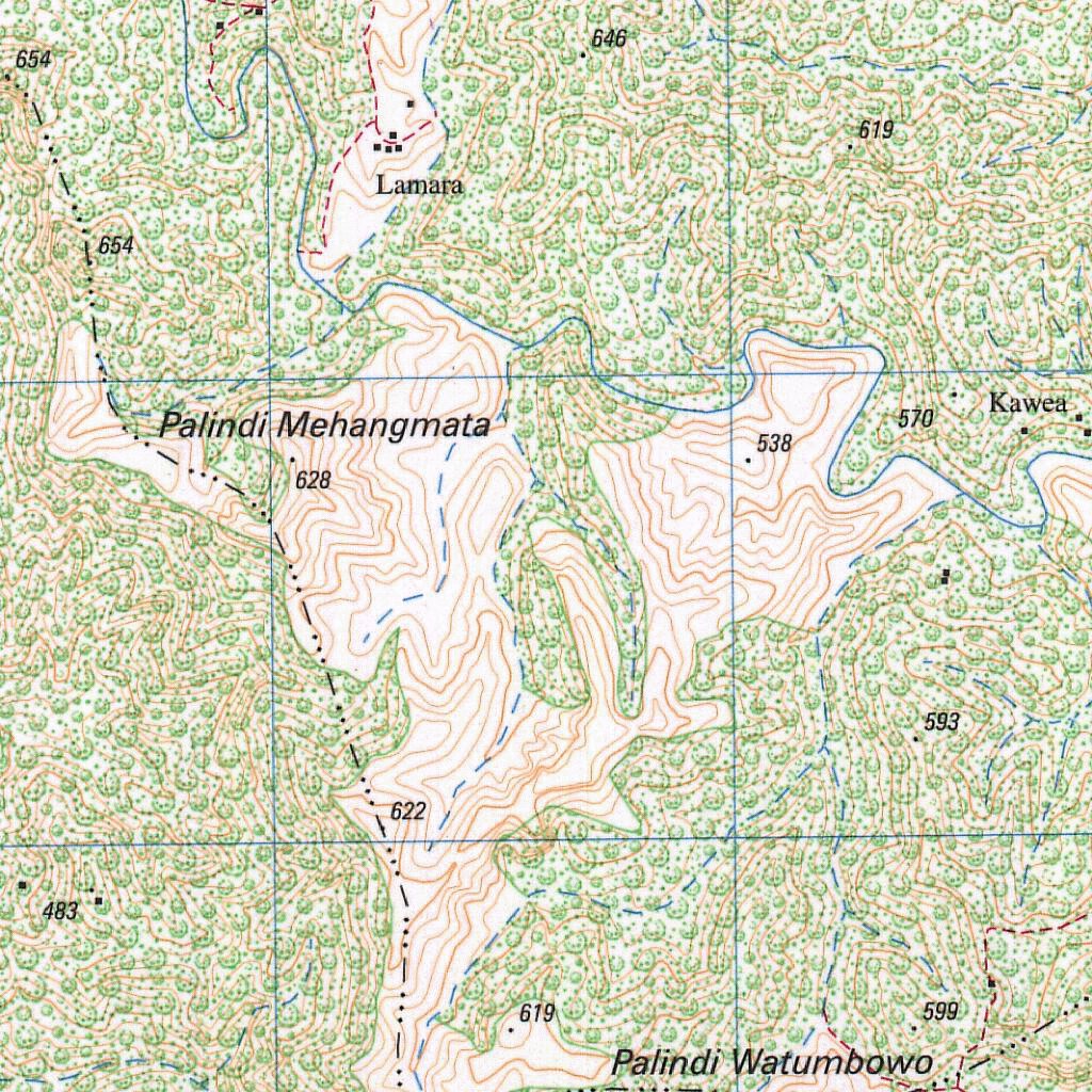 Laau (2105-444) Map by Badan Informasi Geospasial | Avenza Maps