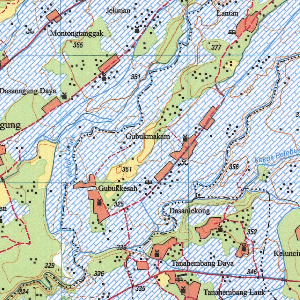 Mantang (1807-243) Map by Badan Informasi Geospasial | Avenza Maps
