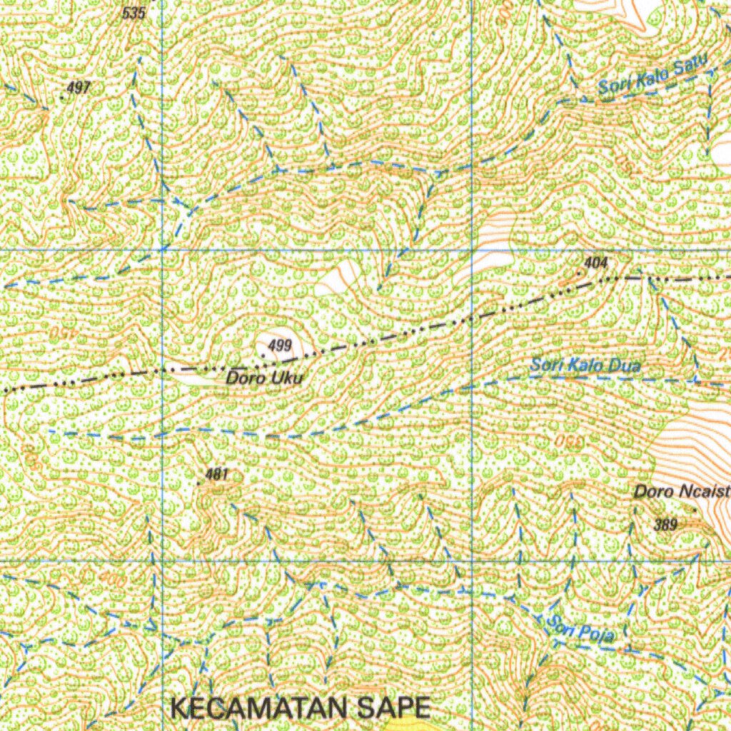 Ntoke (2007-422) Map by Badan Informasi Geospasial | Avenza Maps