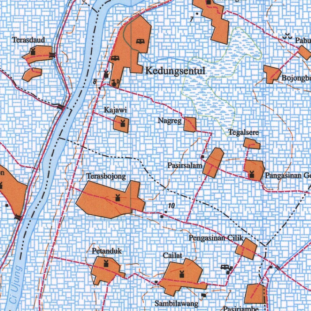 Pontang (1109-643) Map by Badan Informasi Geospasial | Avenza Maps