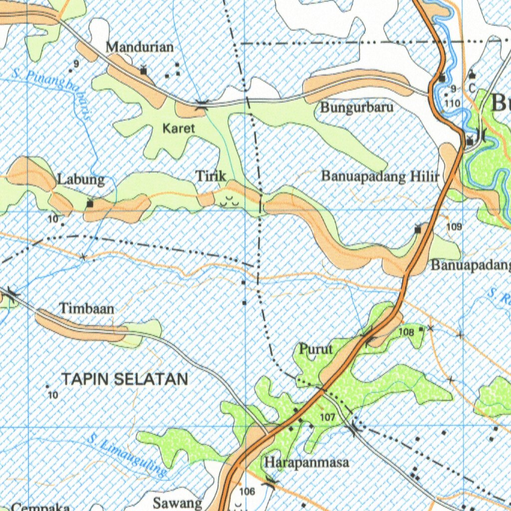 Rantau (1713-31) Map by Badan Informasi Geospasial | Avenza Maps