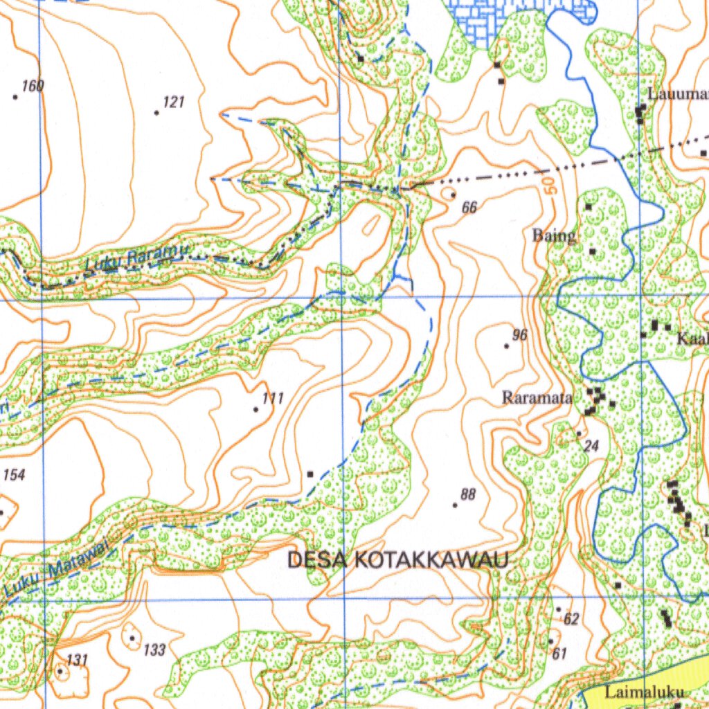 Rutu (2106-142) Map by Badan Informasi Geospasial | Avenza Maps
