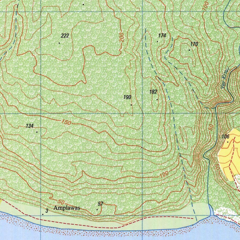 Tela (2707-534) Map by Badan Informasi Geospasial | Avenza Maps