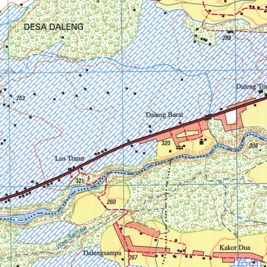 Waenakeng (2107-132) Map by Badan Informasi Geospasial | Avenza Maps