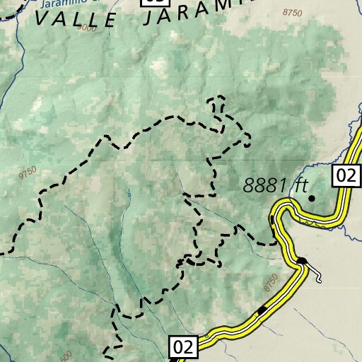 Valles Caldera National Preserve - E-Bike Access Routes 2025 Map by ...
