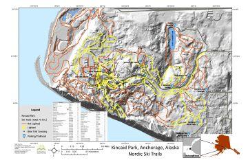 Kincaid Park Ski Trails Map by BarnwellGeospatial | Avenza Maps
