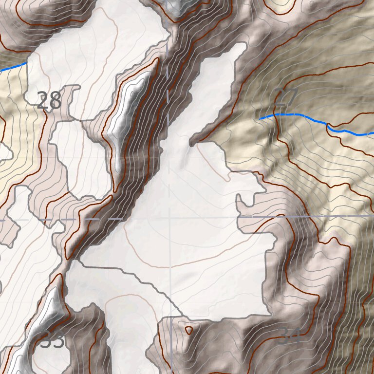 Spencer Glacier, North Kenai Peninsula, Alaska Map by ...