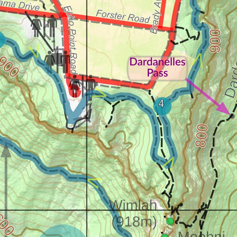 HOKA Ultra-Trail Australia by UTMB 11km 2025 Map by Bender Maps ...