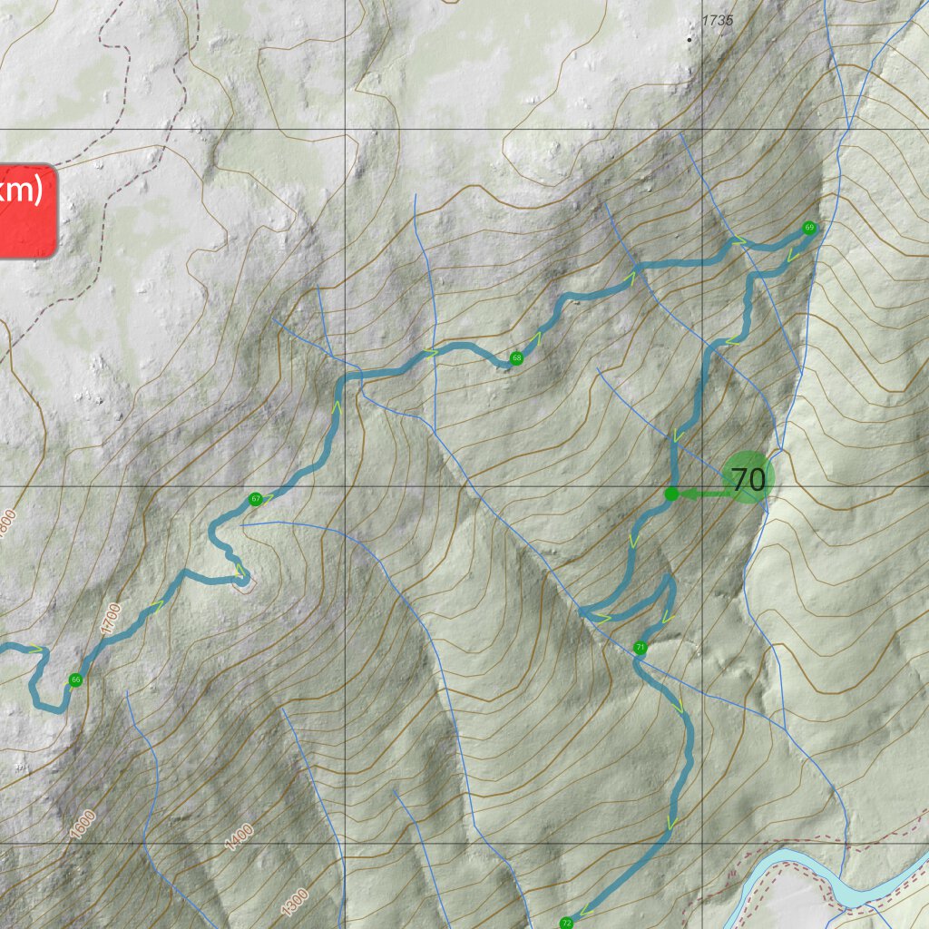 Ultra-Trail Kosciuszko 2024 100km Map by Bender Maps | Avenza Maps