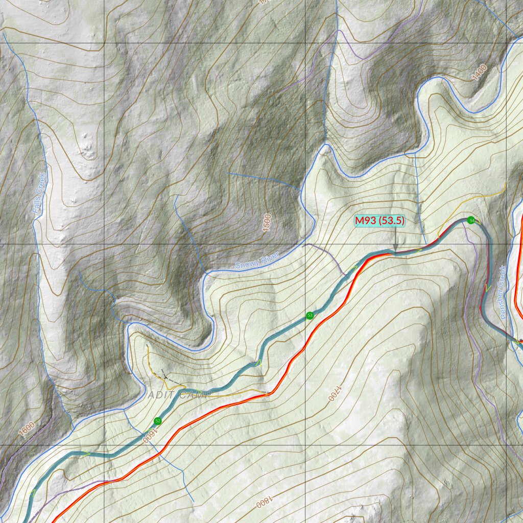 Ultra-Trail Kosciuszko 2024 100km Map by Bender Maps | Avenza Maps