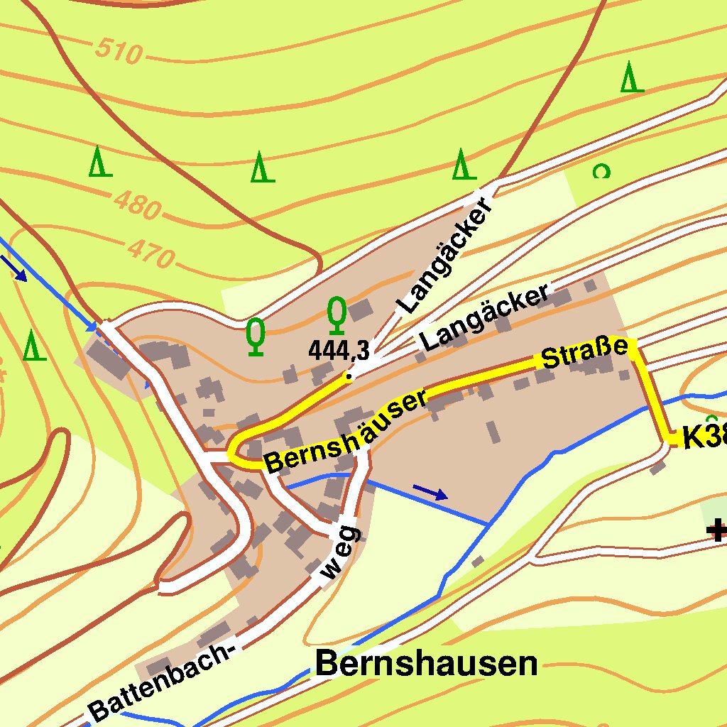 Bad Laasphe 1 (1:10,000) Map by Bezirksregierung Koln | Avenza Maps