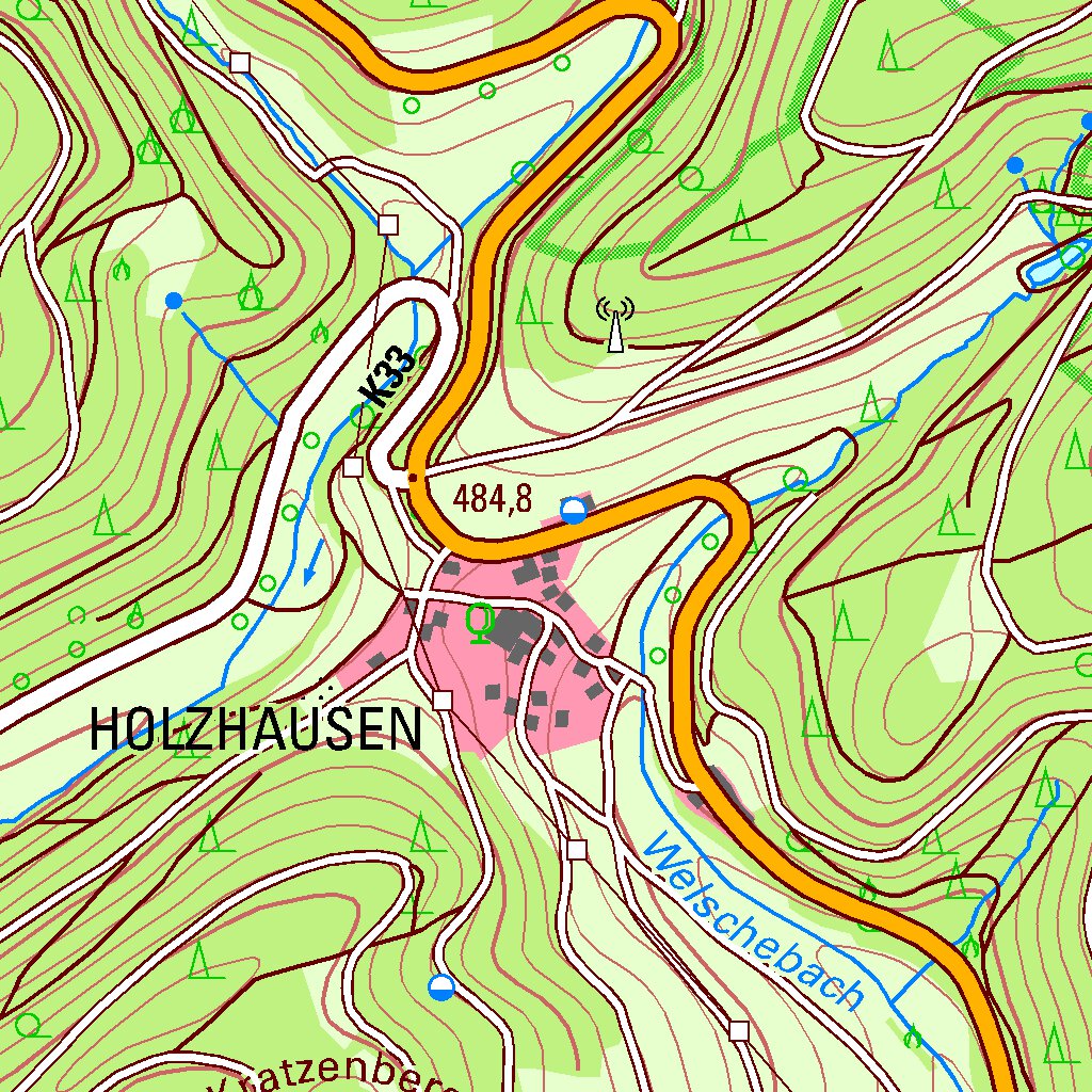 Bad Laasphe 1 (1:25,000) Map by Bezirksregierung Koln | Avenza Maps